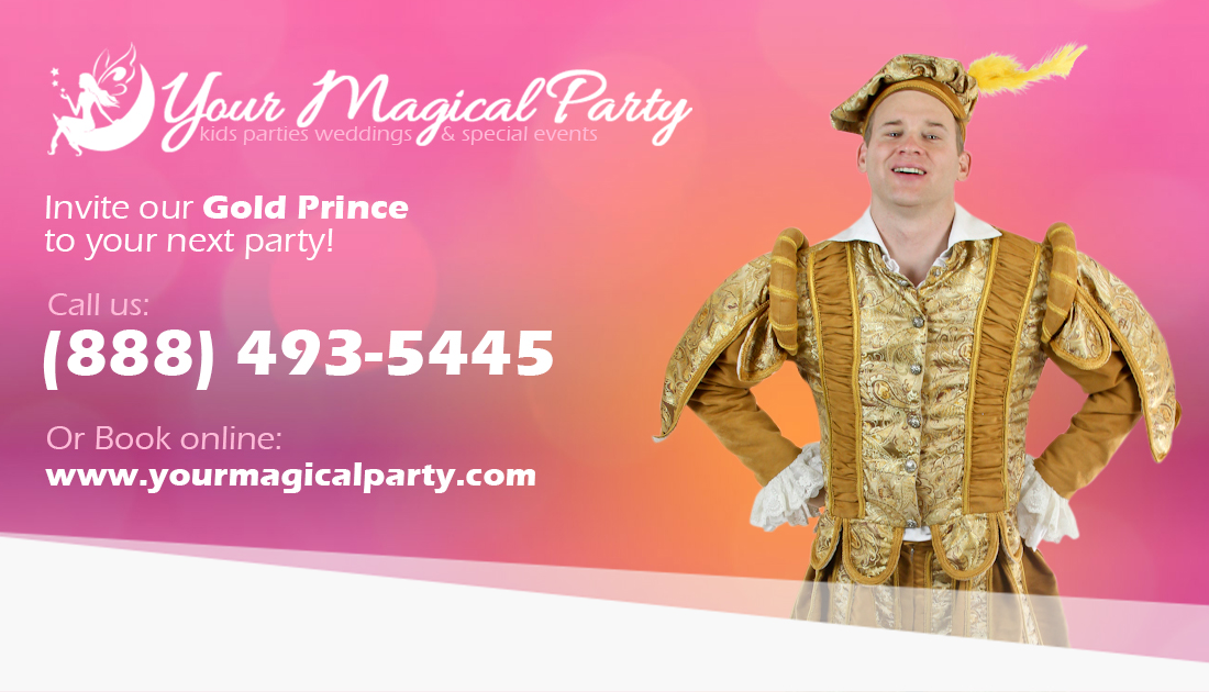 Gold Prince | Prince Characters | Your Magical Party